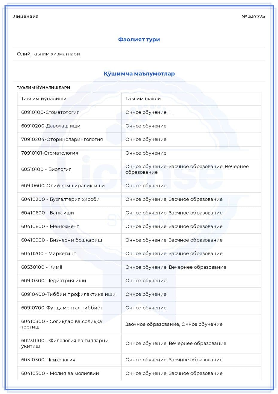 EMU University Tashkent